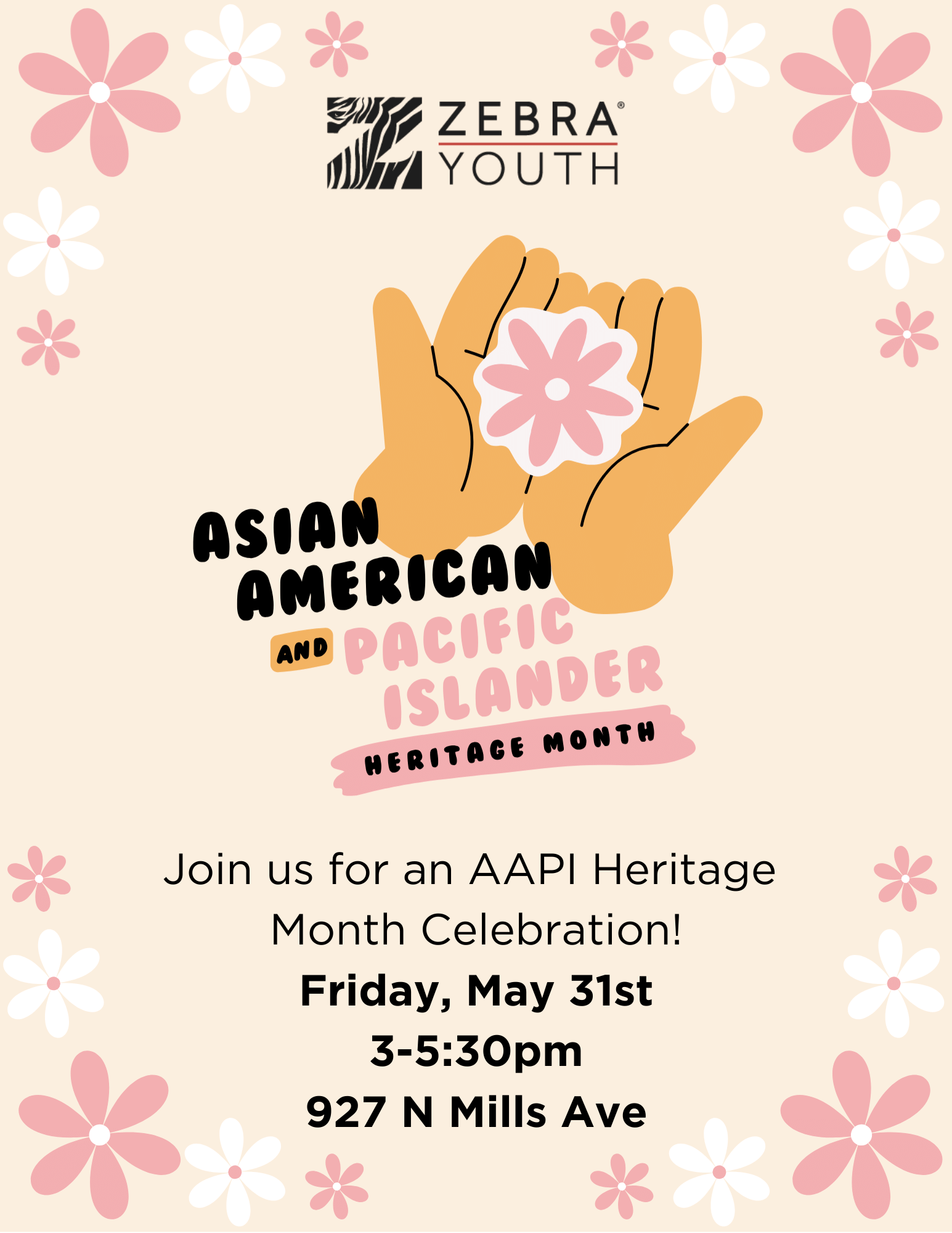 Events from May 31 – May 29 – Zebra Youth